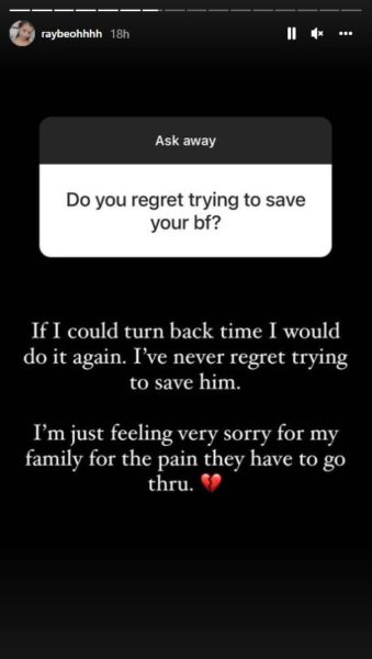 Raybe Oh Says She's 'Too Unfilial' As Mother Prayed To Exchange Life ...