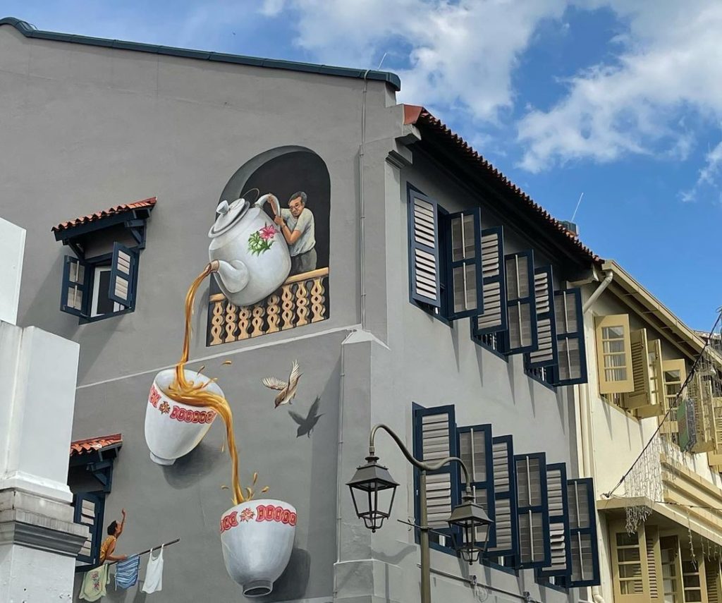 S’porean Painter Completes Massive Chinatown Mural In 24 Days, Amazes ...