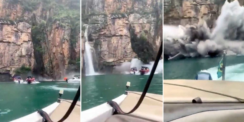 Brazil Rock Formation Falls Onto Tourist Boats, Tragedy Claims 10 Lives ...
