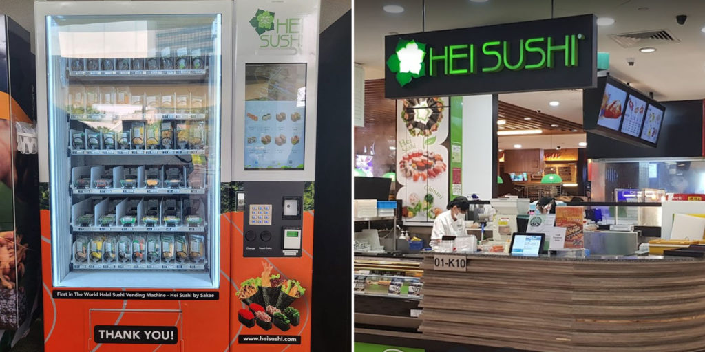 NUS Has Halal Sushi Vending Machine, It Shuts Every 4 Hours For Fresh ...