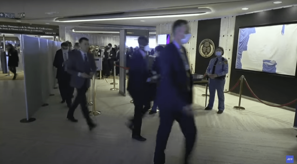 UN Diplomats Walk Out In Protest As Russian Foreign Minister Gives ...