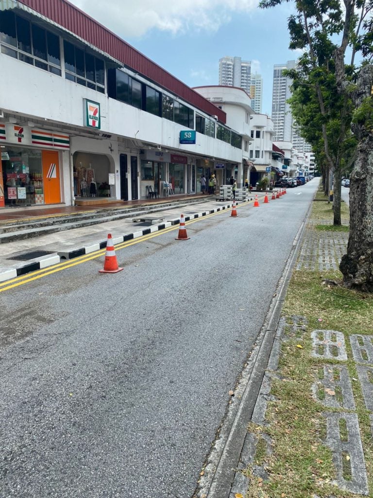 Tiong Bahru Parking Spaces Gone For 6 Months, Wider Footpaths To Be ...