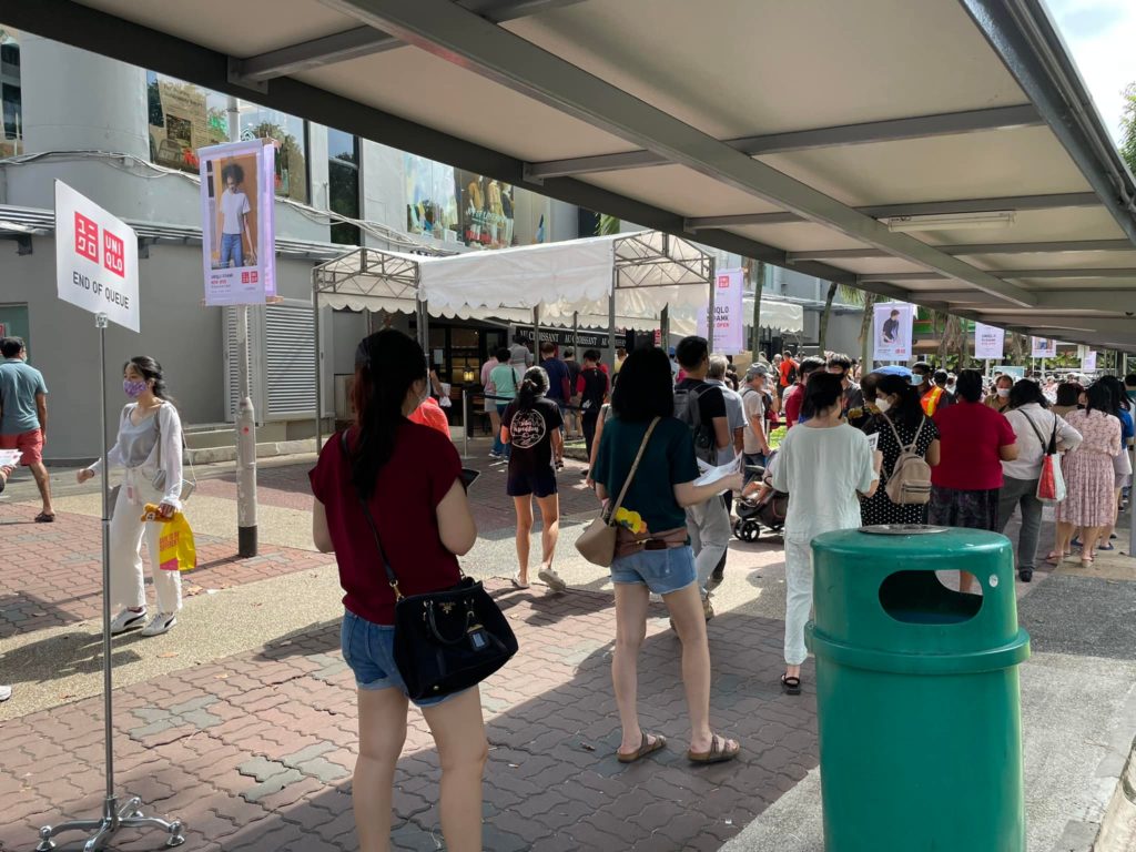 Uniqlo AMK Sees Long Queue On Opening Day, First Neighbourhood Store ...