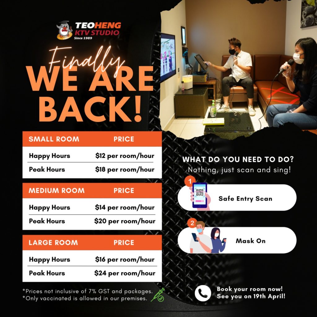Teo Heng Will Reopen On 19 Apr, Jio Your Friends To Sing Karaoke Again