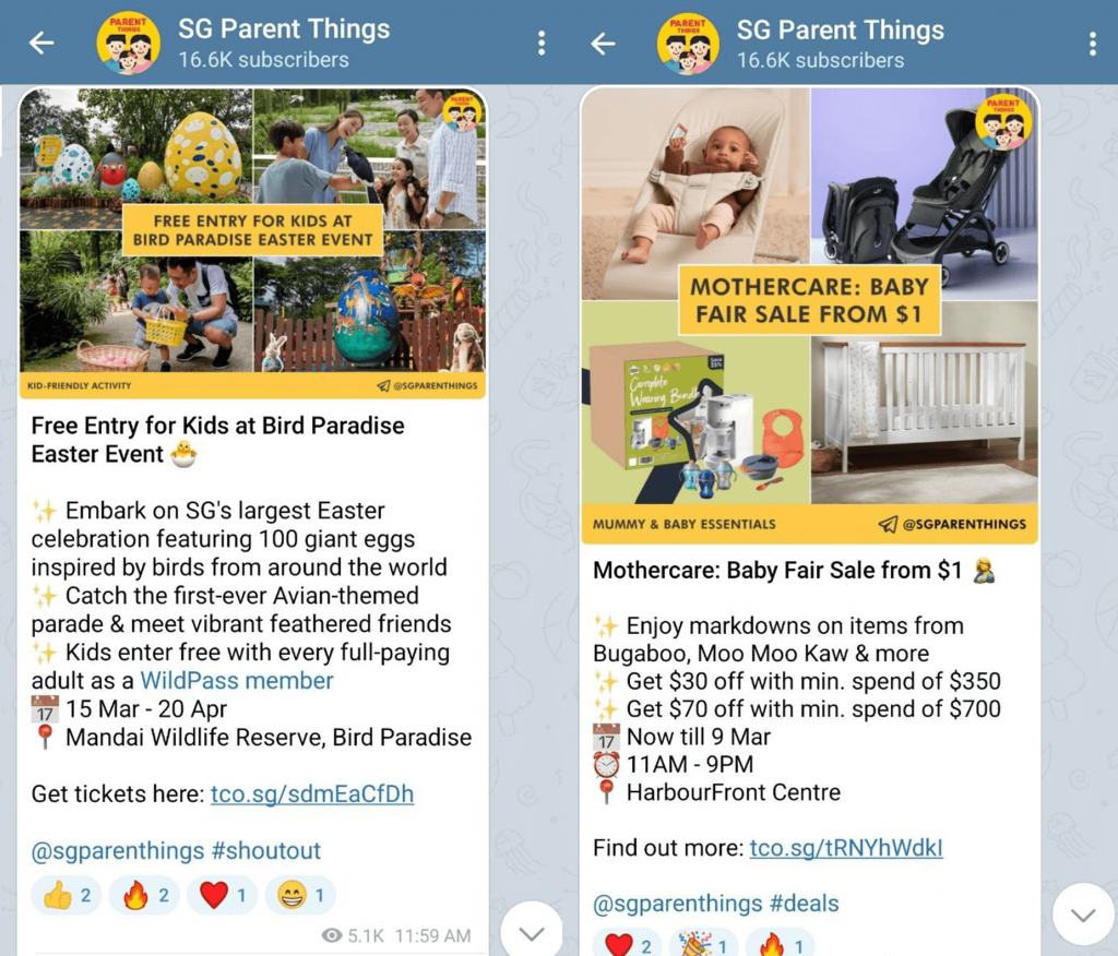 29 Telegram channels in Singapore to follow for deals & updates