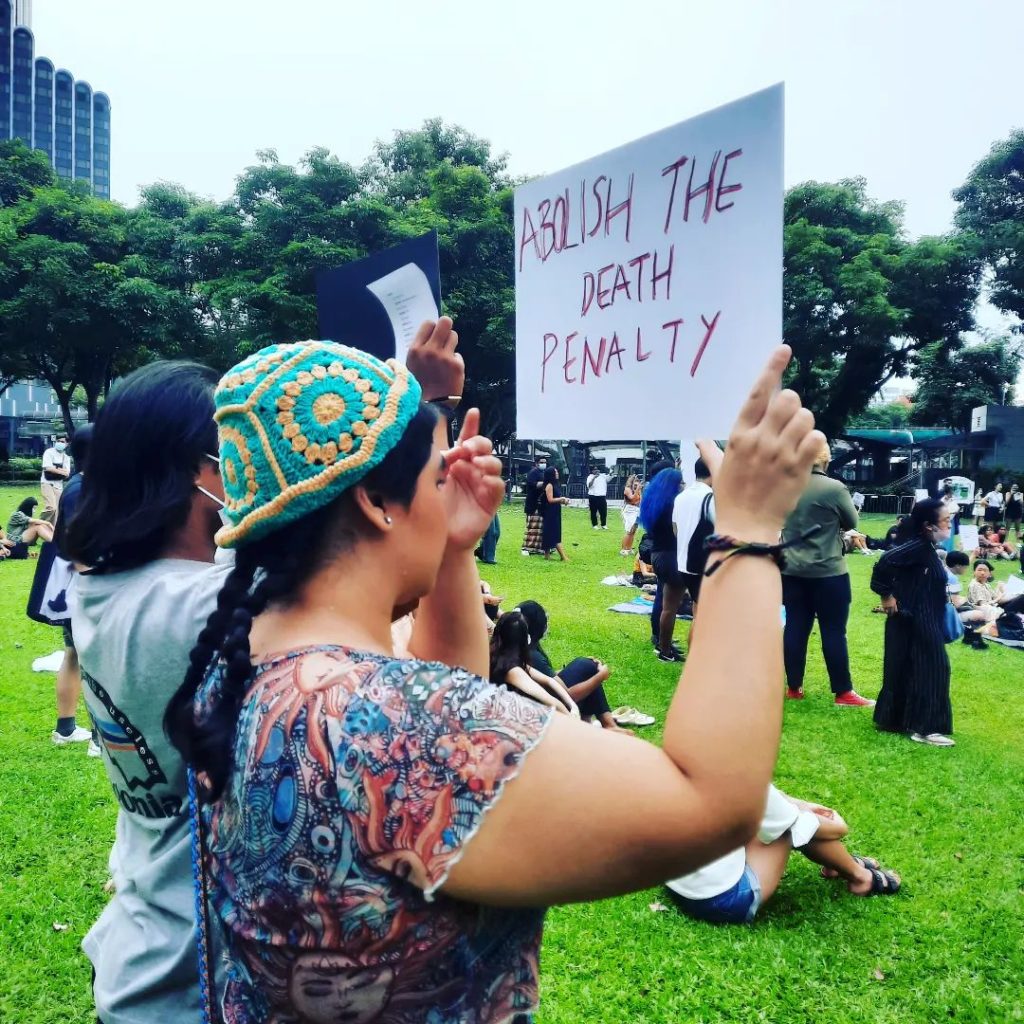 S'poreans Gather At Hong Lim Park To Protest Death Penalty, Organiser ...
