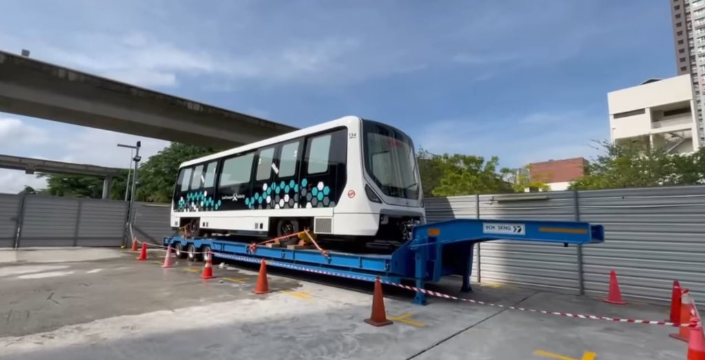New Bukit Panjang LRT Trains Sport Sleek Black Look, Replace First Gen ...