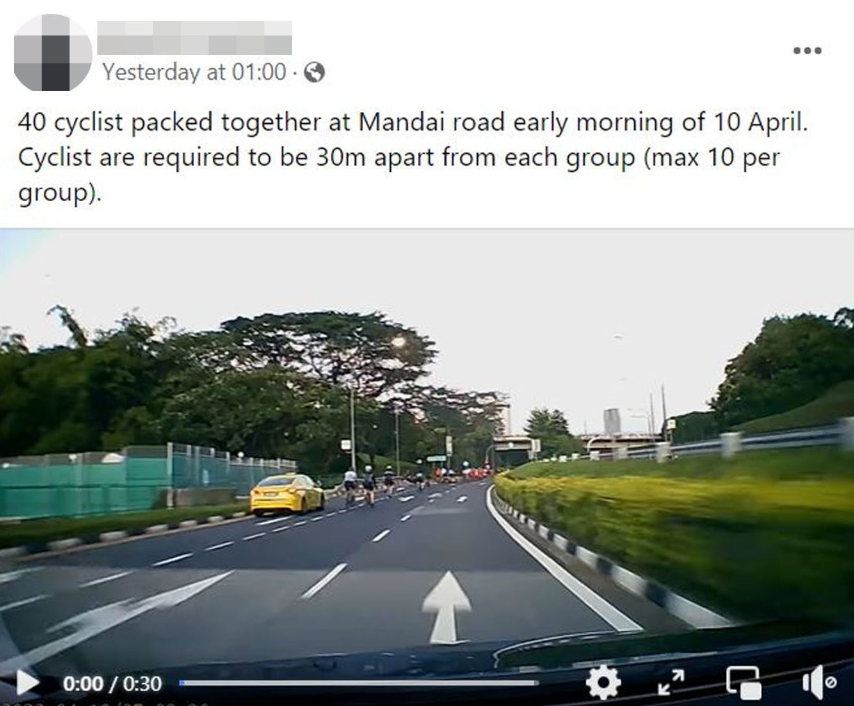 40 Cyclists Ride Along Mandai Road, Authorities Urged To Take Action