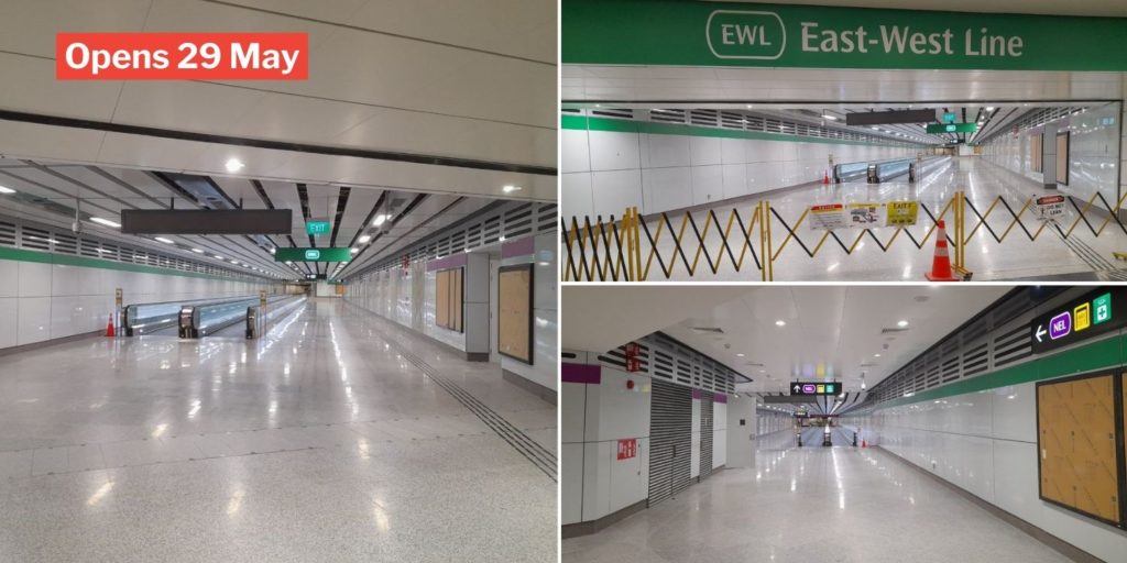 New Outram Park MRT Linkway Has A Travellator, No More Long Walks To ...