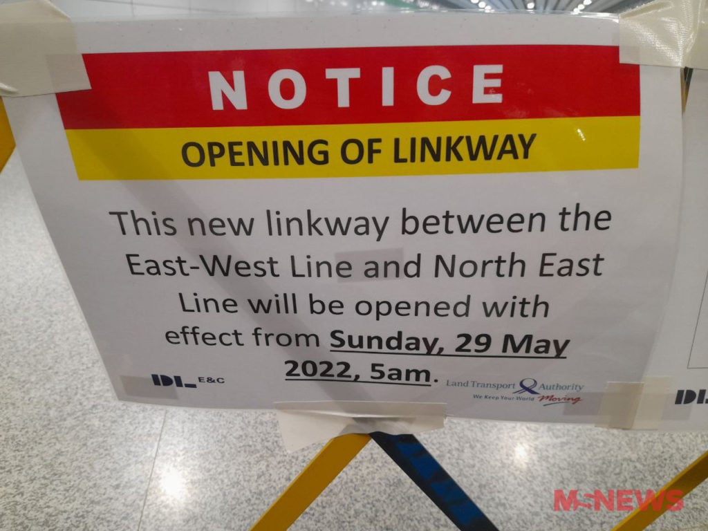 New Outram Park MRT Linkway Has A Travellator, No More Long Walks To ...