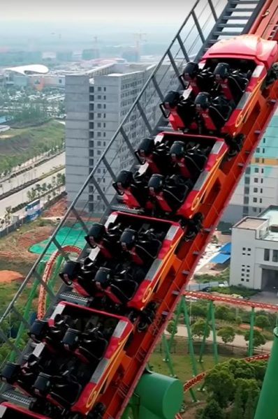 Roller Coaster In China Malfunctions & Leaves 18 Stranded, Passengers ...
