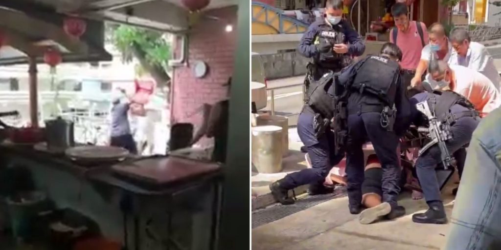 Bukit Merah Kopitiam Fight Turns Bloody, Man Arrested For Causing Hurt