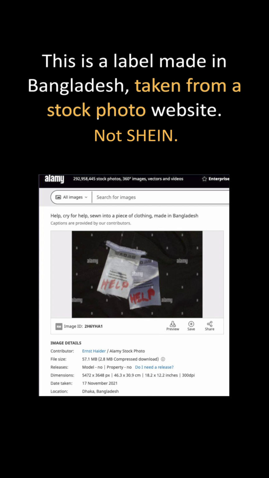 SHEIN Customers Allegedly Find "Help Me" Messages On Labels, Brand ...