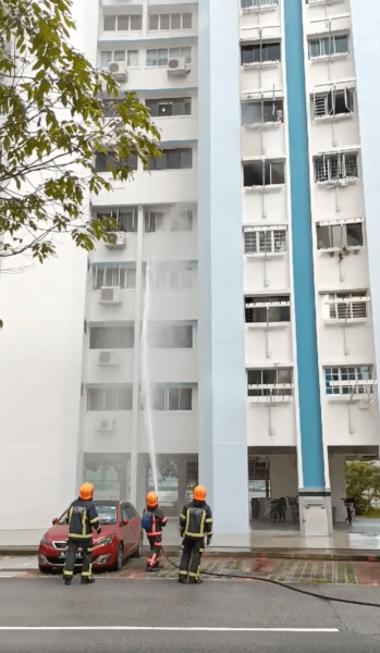 Fire Breaks Out At Jurong East Flat, SCDF Rescues 2 Cats & Provides ...