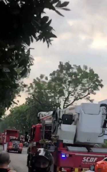 Fire Ravages Tuas Warehouse, Residents Nearby Awaken To Black Smoke In ...