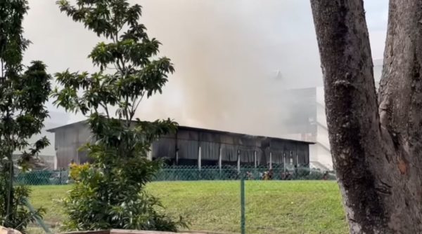 Fire Ravages Tuas Warehouse, Residents Nearby Awaken To Black Smoke In ...