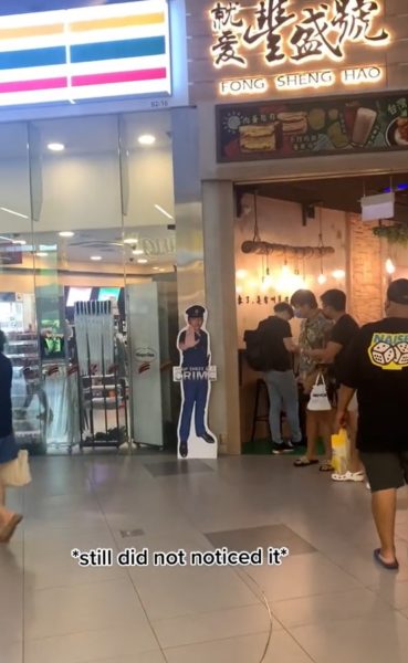 Friends Print Birthday Boy's Face On Police Standee & Display It At NEX ...