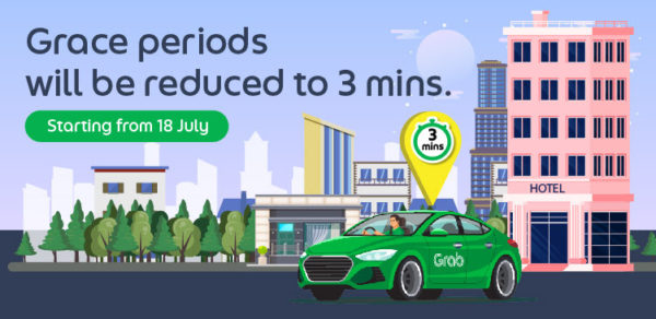 Grab Cuts Waiting Times For Rides To 3 Mins, New Grace Period Starts On ...