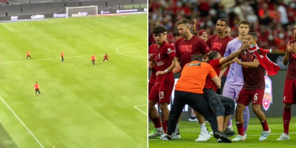 2 Fans Invade S’pore Sports Hub Pitch After Liverpool Match, Play ...