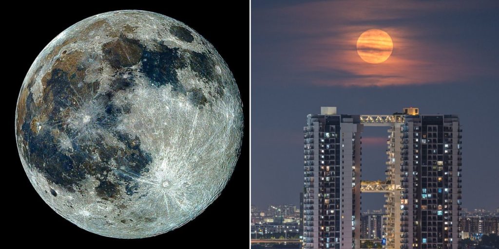 Full Moon On 12 Aug Seems As Bright As Supermoon, Photographers Capture ...
