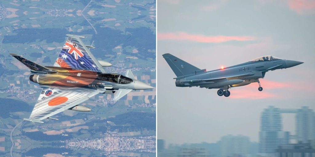 German Fighter Jets Arrive In S'pore En Route To Australia For Military ...