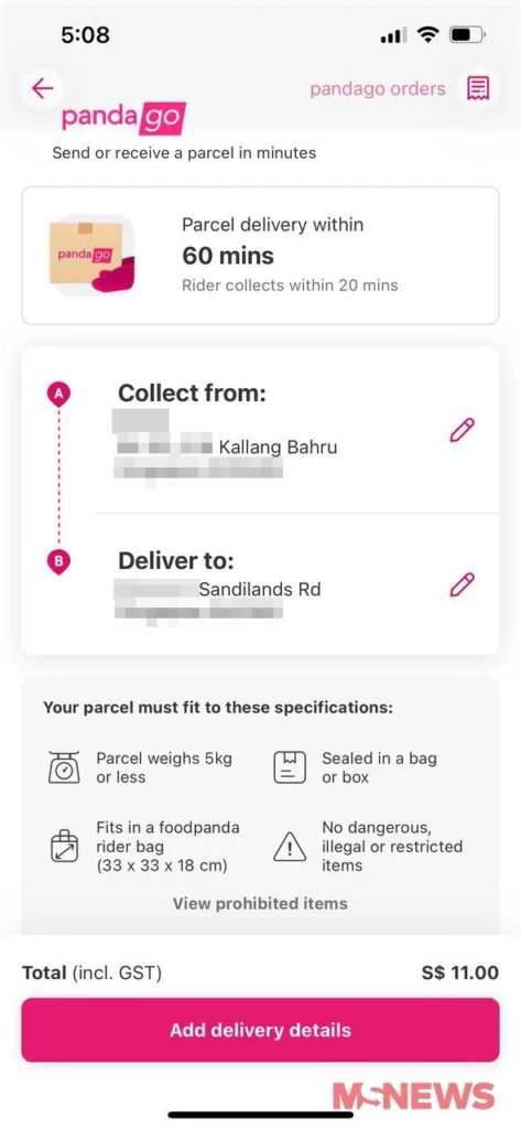 Foodpanda Now Has 24/7 Parcel Delivery Service, You Can Send Birthday ...