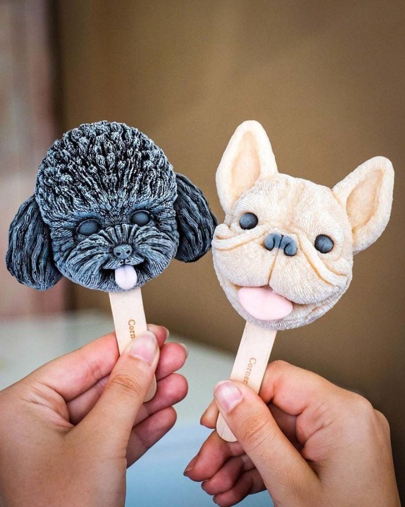 Realistic Poodle & French Bulldog Popsicles Spotted In Taiwan, Adorable ...