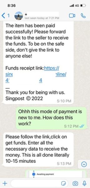 Carousell Scam Tricks Victims Into Clicking Phishing Links ...
