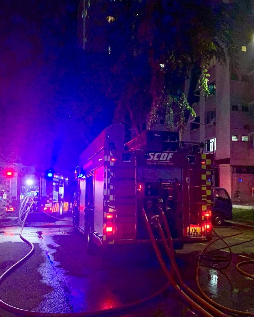 Fire In Toa Payoh Flat Sends 1 Person To Hospital, 50 Residents Evacuated