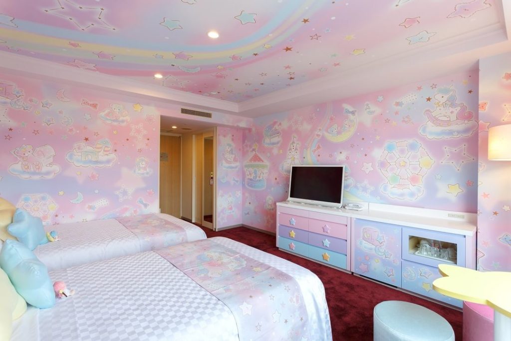 Little Twin Stars Hotel Rooms Open In Japan, Get Kawaii Merch Like ...