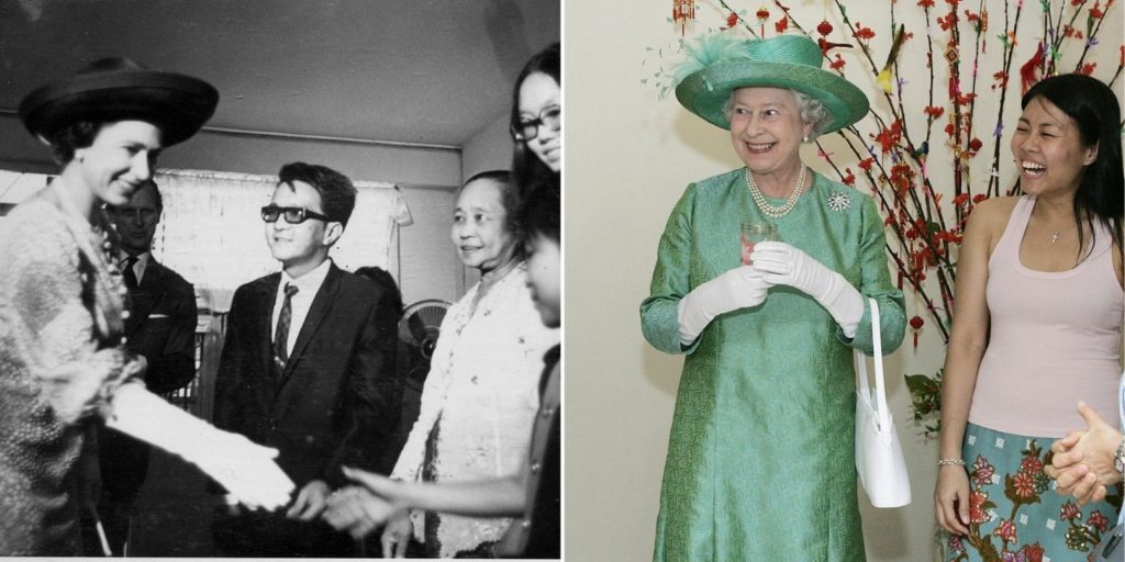 Queen Elizabeth Visited Toa Payoh Twice 34 Years Apart, Drank Beverage ...