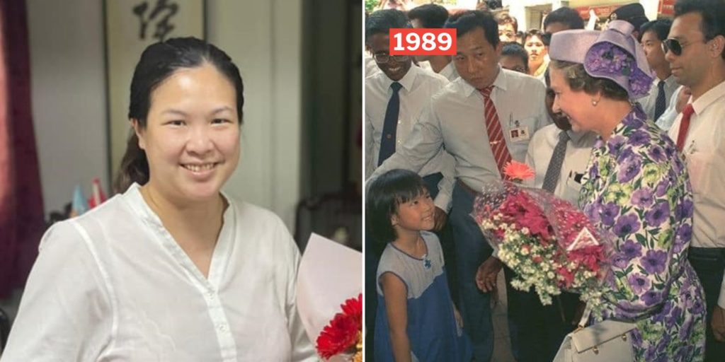 Sengkang MP He Ting Ru Met Queen Elizabeth As A Child, Gave Flowers To Her
