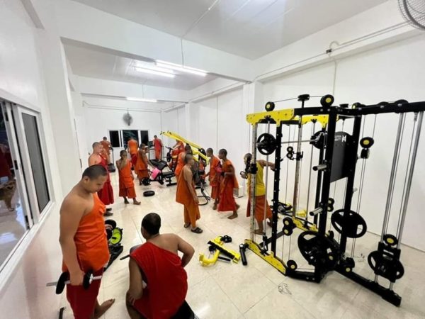 Thai Monks Spotted Working Out At Monastery Gym, Encouraged To Keep Fit ...