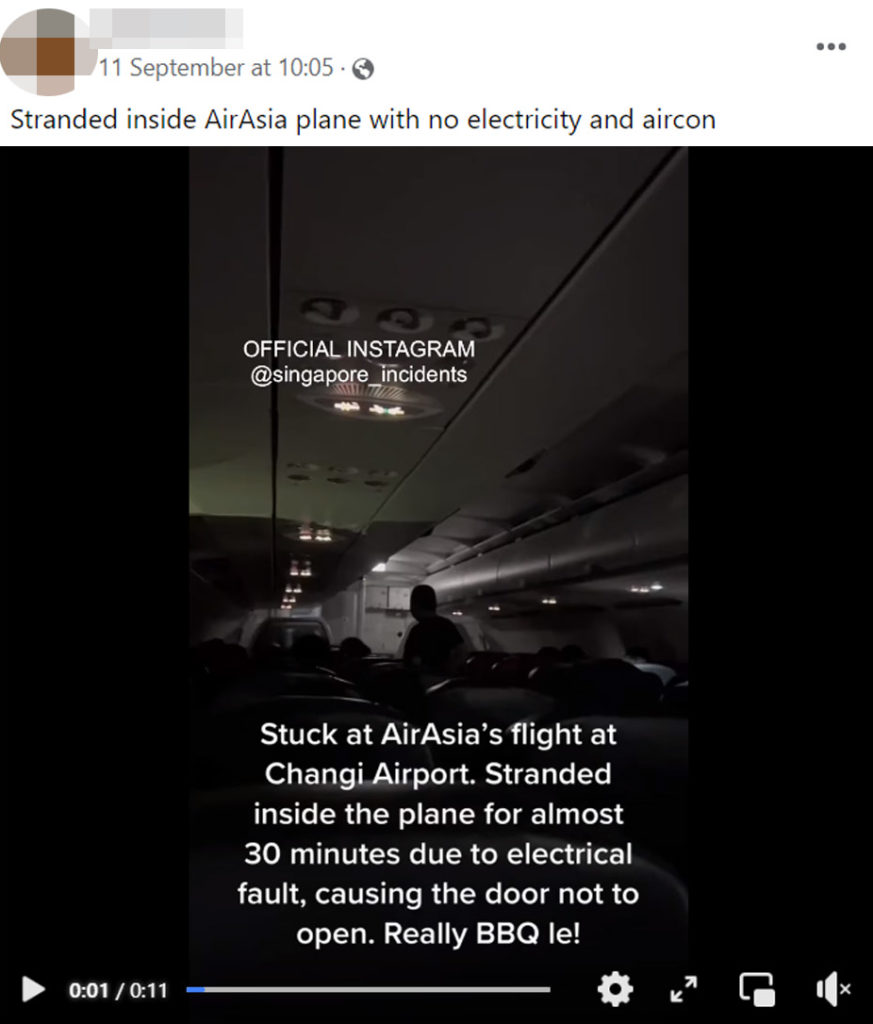 AirAsia Passengers Stuck On Plane At Changi Airport, Doors Couldn't ...