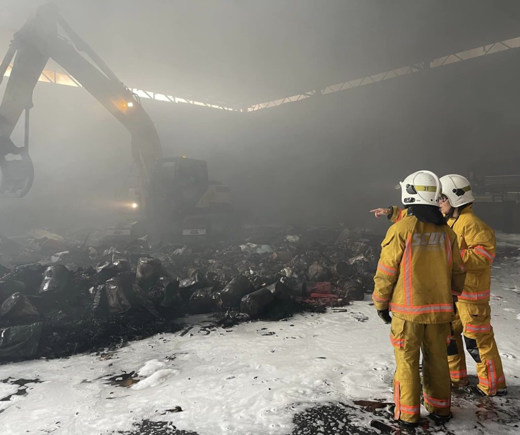 SCDF Firefighter Injured While Putting Out Woodlands Industrial Fire ...