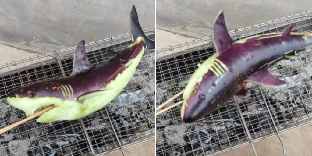 ‘Baby Shark' Cooked On BBQ Grill In Viral Video, Turns Out To Be Brinjal