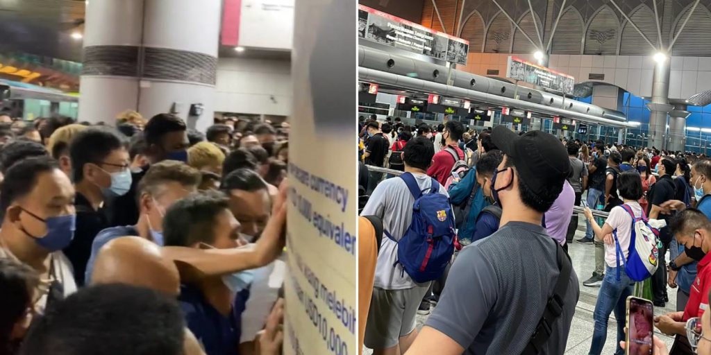 M'sian Police Deploy More Manpower As JB Checkpoint Sees Congestion ...