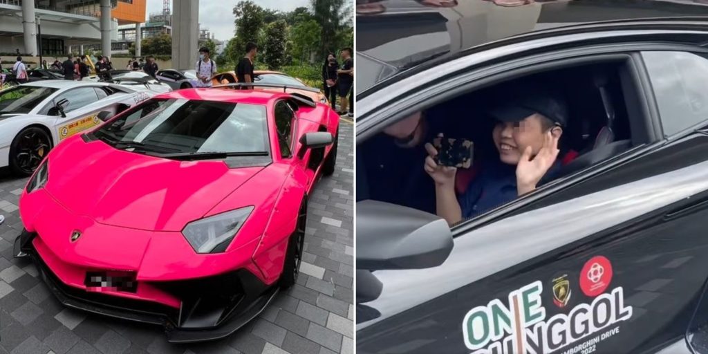 Lamborghini Convoy Flags Off At One Punggol, Giving 65 Kids Joyrides ...