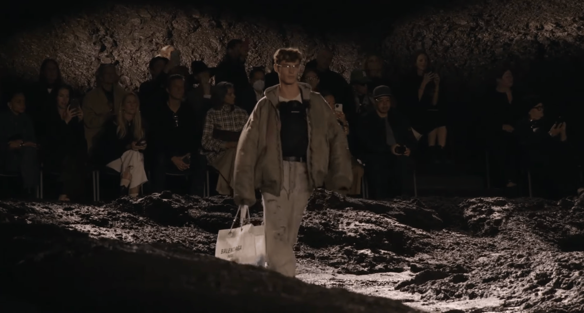 Balenciaga Holds Fashion Show In Muddy Pit, Reminds Us Of Scenes From ...
