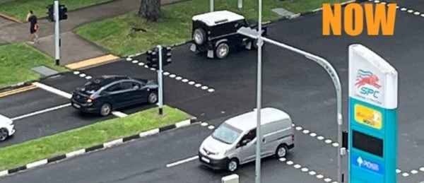 LTA Removes Bedok North Kerb After Motorists Keep Mounting It While ...