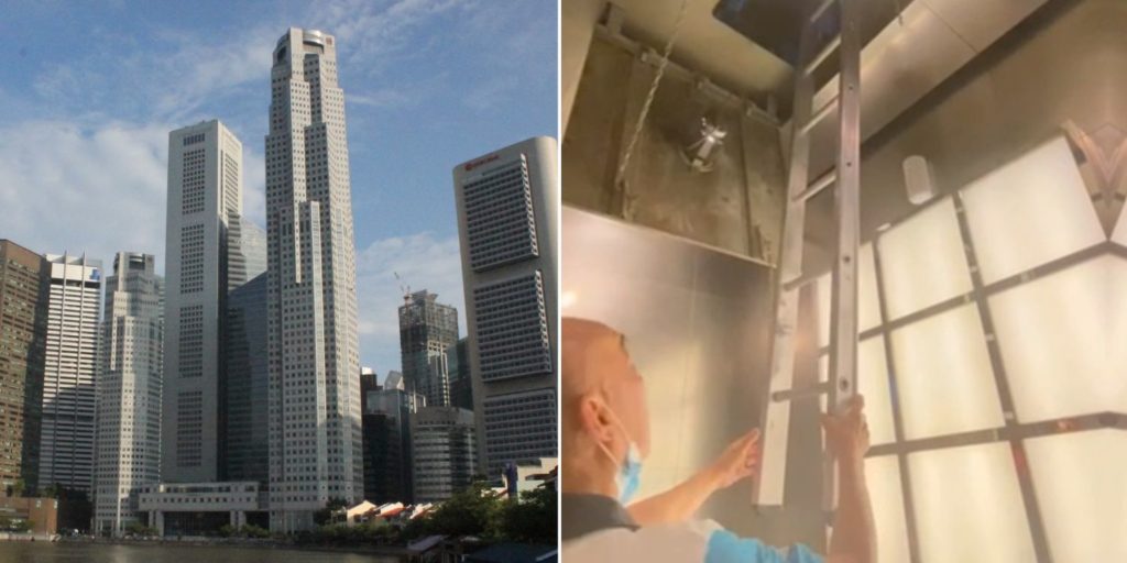 Family Trapped In UOB Plaza 1 Lift For Over 3 Hours, Incident Under ...