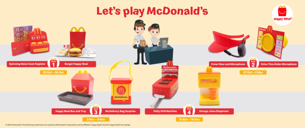 McDonald’s S’pore Happy Meal Toys Let Kiddos Pretend They Run A Fast ...