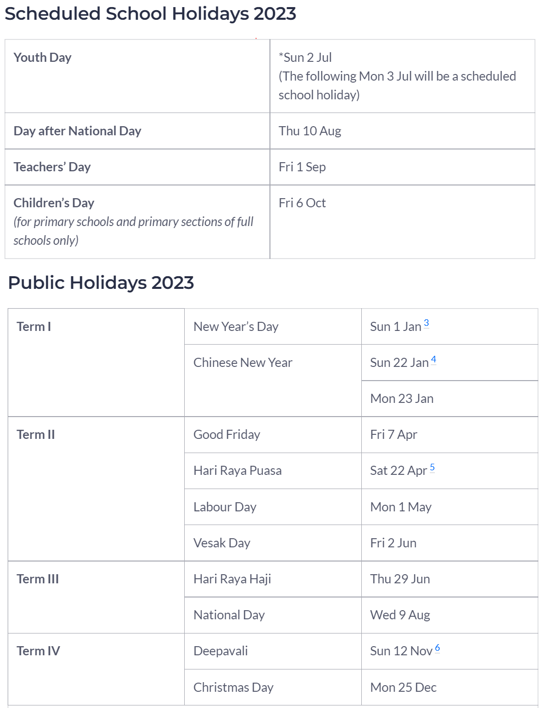 S pore School Term Starts On 3 Jan 2023 For Primary Secondary S pore School Term Starts On 3 Jan 2023 For Primary Secondary