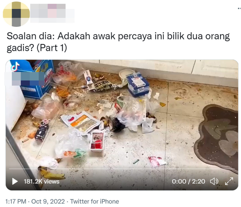 M'sia Tenants Leave Rented Unit In Filthy Condition, Disinfecting ...