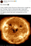 NASA Captures Image Of Sun 'Smiling', Hints At Possibility Of ...