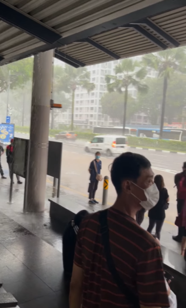 Rain Leaks Into Admiralty MRT Bus Stop During Downpour, LTA Will ...