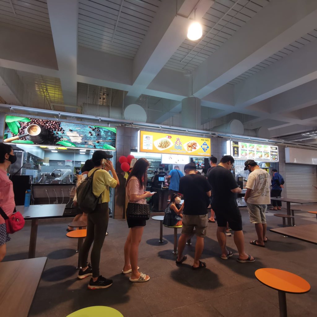 One Punggol Hawker Centre Opens With 700 Seats, 34 Stalls & Robot Kopi ...
