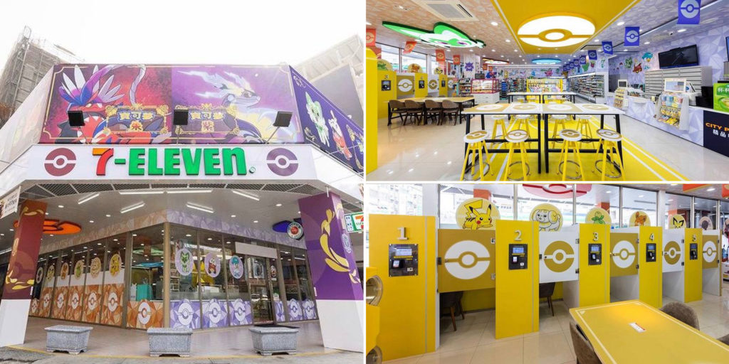 Pokémon 7-Eleven Store In Taiwan Has Adorable Work Booths & Themed ...