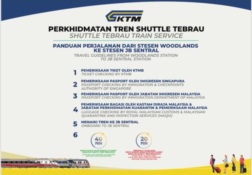 KTM Train Commuters To JB Must Reach Station At Least 20 Mins Early To ...
