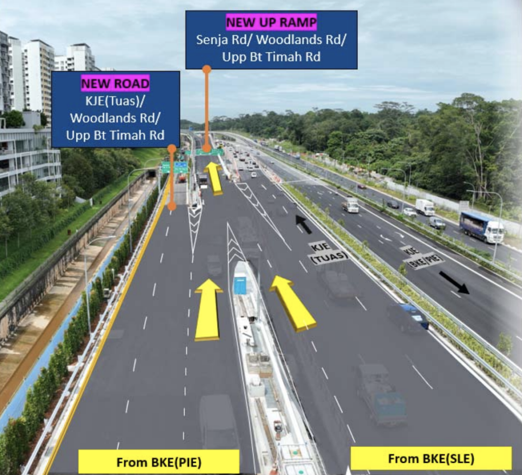 KJE & Senja Road Flyover Opens On 17 Dec, Will Offer Direct Route To BKE